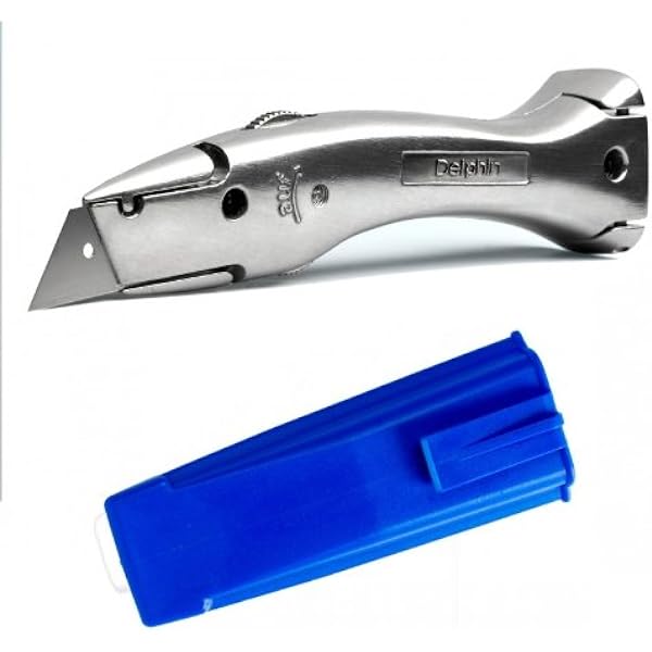 Delphin® 03 aluminium incl. koker blauw + reserve boodschapper – werkkoning